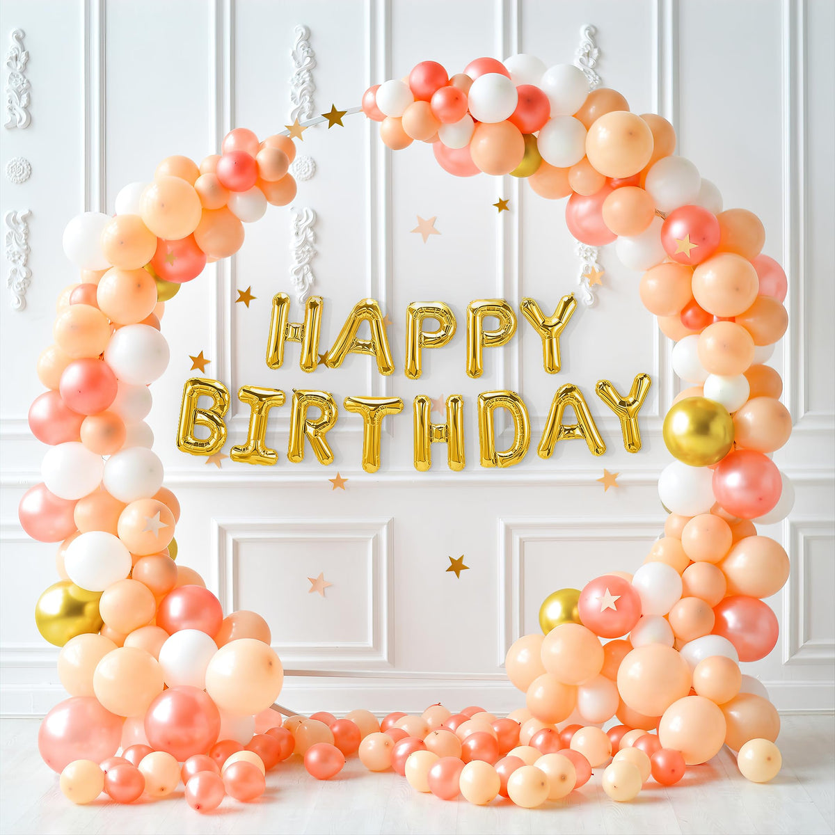 Pastel theme birthday decor items