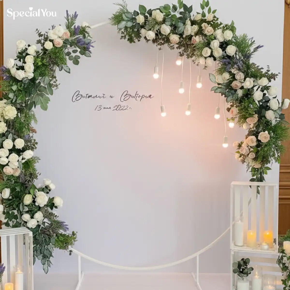 Circular Floral Backdrop Decoration in Bangalore | SpecialYou