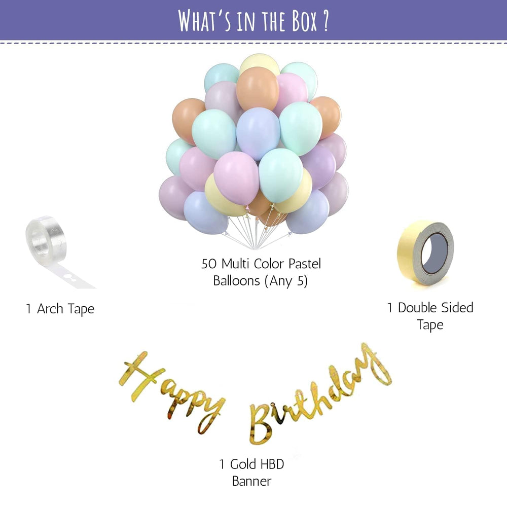 Pastel rainbow party DIY Birthday decoration