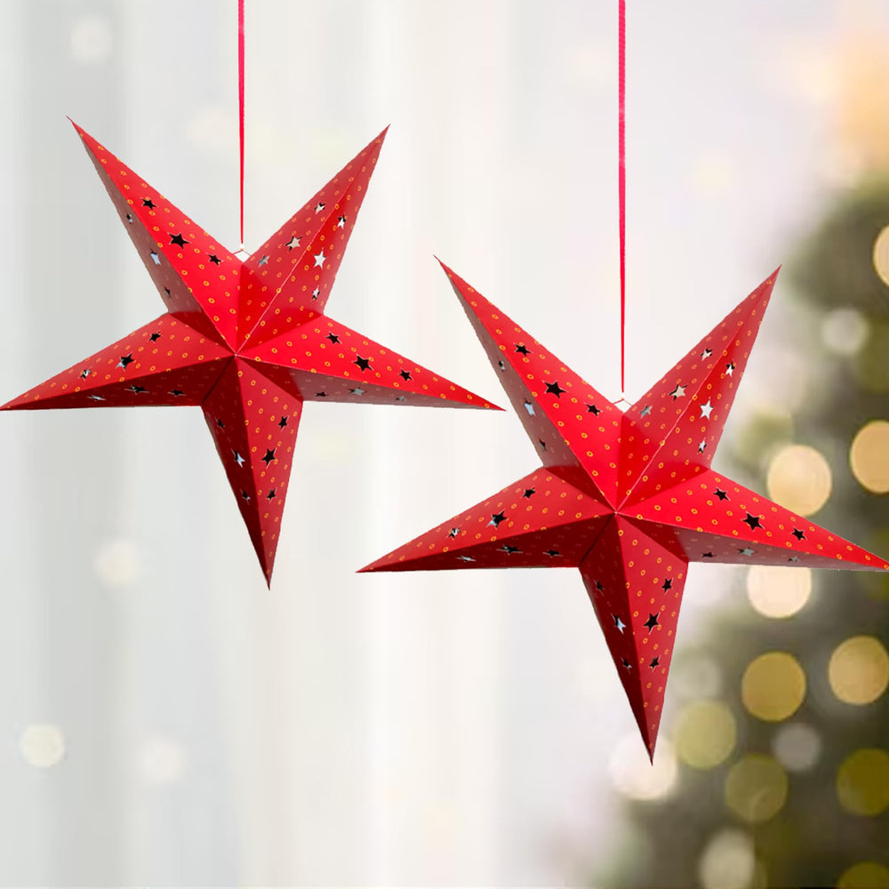 Hanging Star Decor Kit for Christmas Decorations