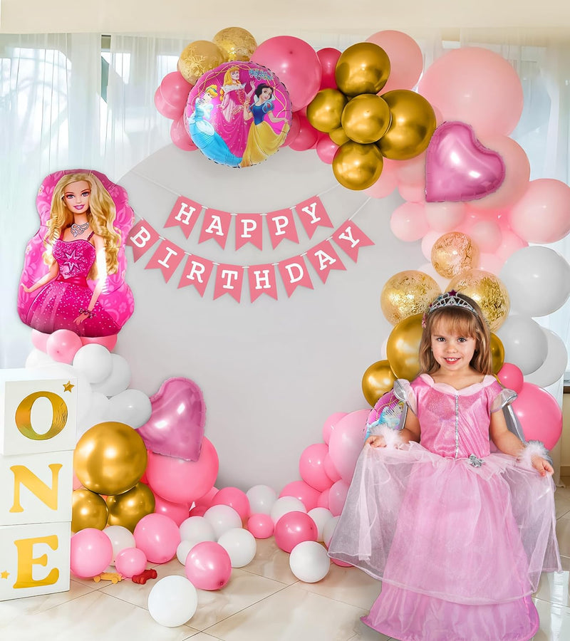 Barbie Theme Birthday Decoration Kit for Girls