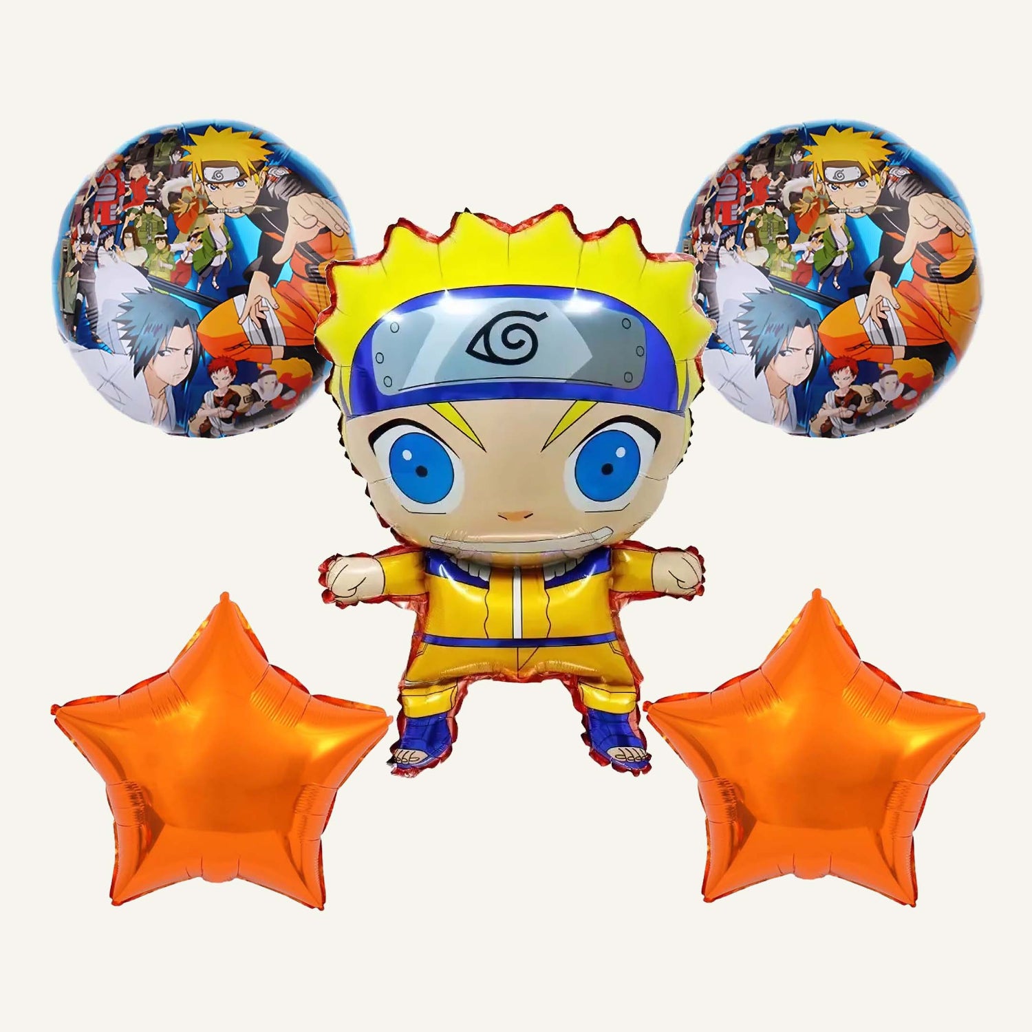 Naruto foil balloon decoration set