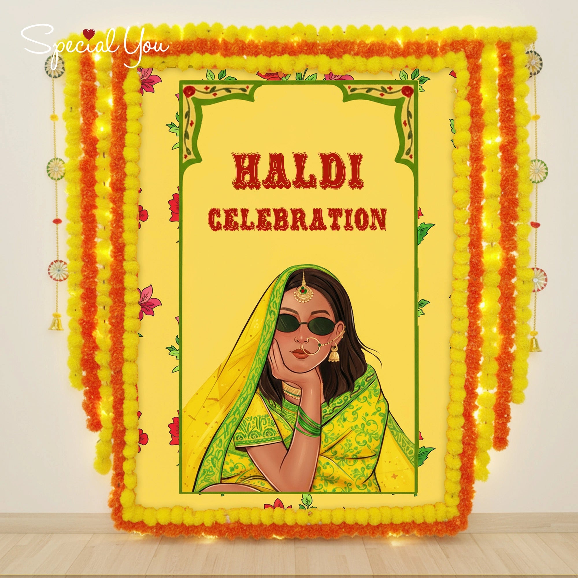 Haldi Ceremony Banner Decoration - Special You
